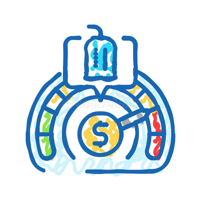 Perception Value Consumer Behavior Icon Doodle Illustration Stock ...