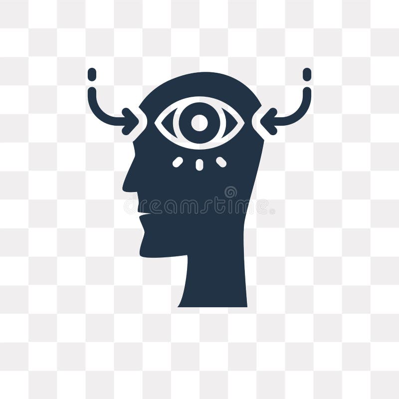Perception Vector Icon Isolated on Transparent Background, Perception ...