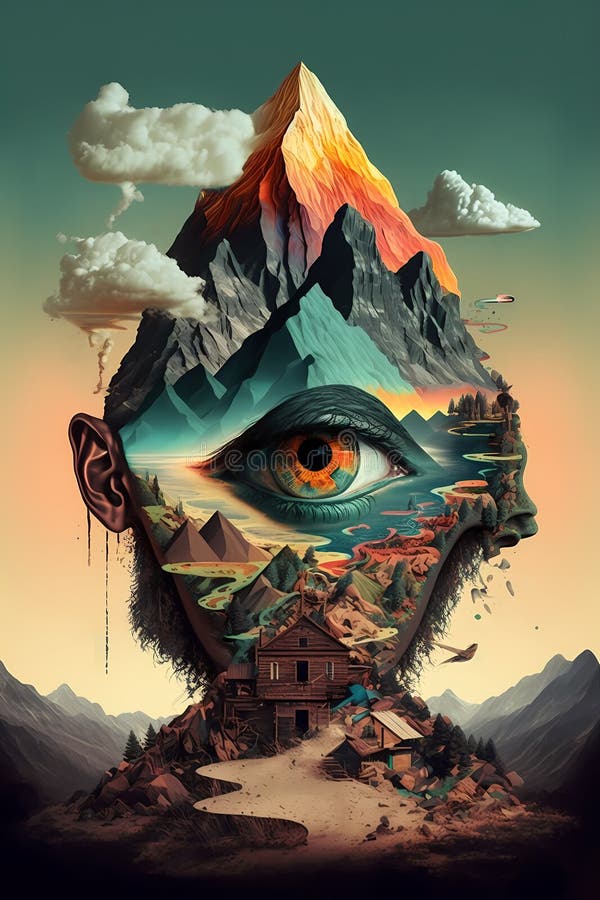 Perception Vision. Looking into the Future Stock Photo - Image of ...