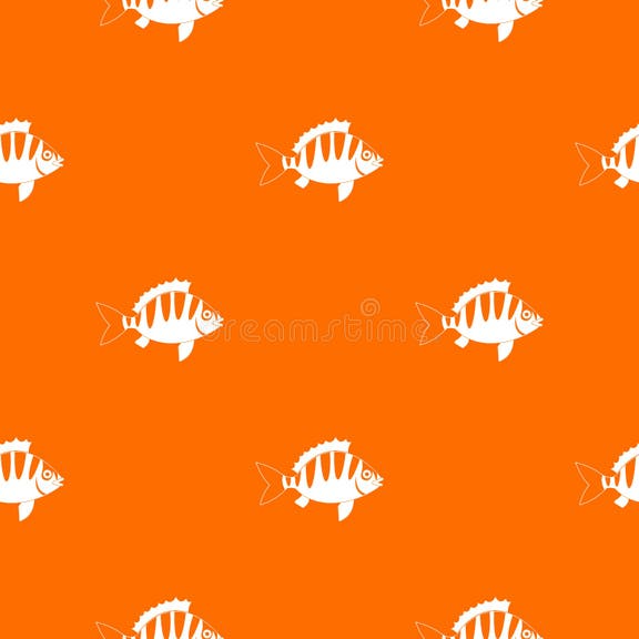 Perch pattern seamless stock vector. Illustration of perca - 98450008