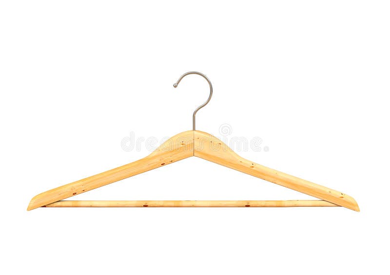 Percha De Ropa Aislada En El Fondo Blanco Foto de archivo - Imagen de ...