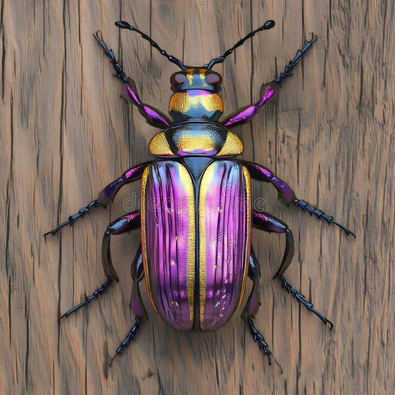 Perched on a Surface with Multiple Textures Was a Beetle Boasting ...