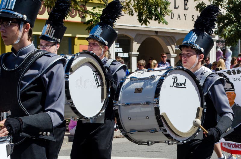 Marching Band Wind Instruments Editorial Photo - Image of male, music ...