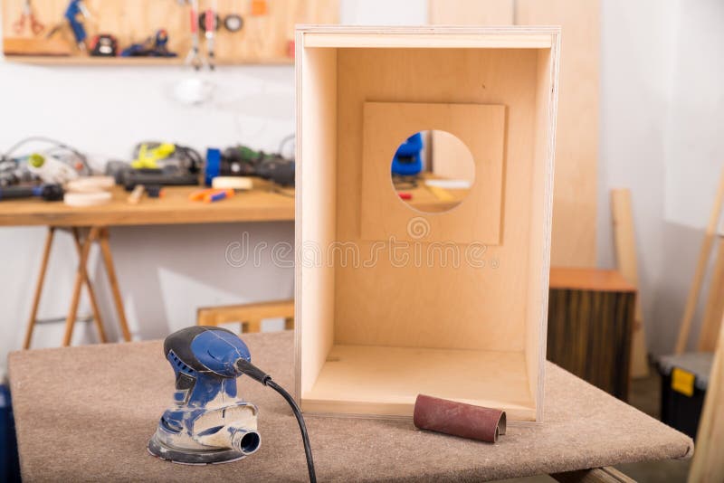 Percussion Instrument in Workshop Stock Image - Image of electric ...