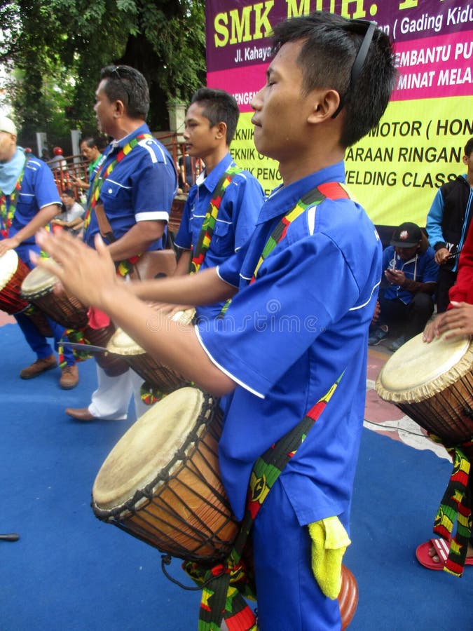 Percussion editorial stock image. Image of playing, city - 71461599