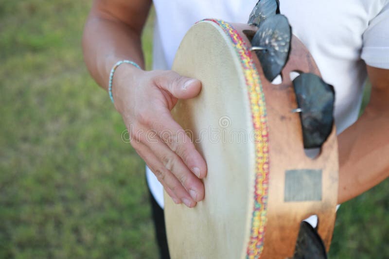 Percussive Sounds Dancing in Rural Meadows Stock Image - Image of ...