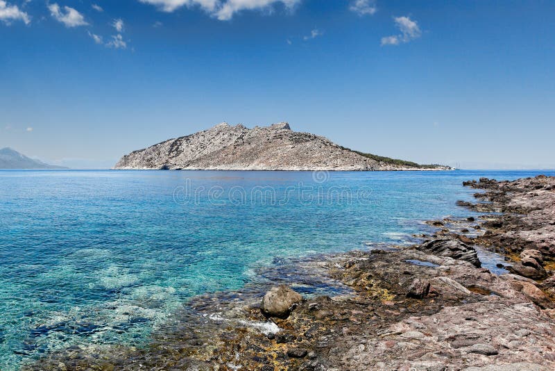 Perdika in Aegina Island, Greece Stock Photo - Image of coast, travel ...