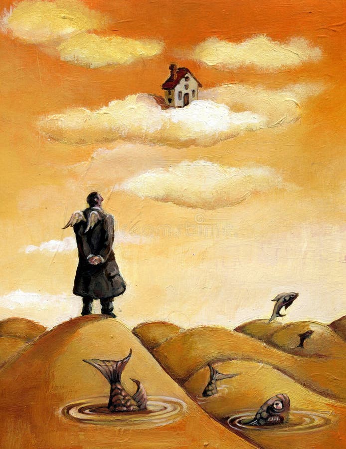 Perdu illustration stock. Illustration du rêve, sensation - 44843862