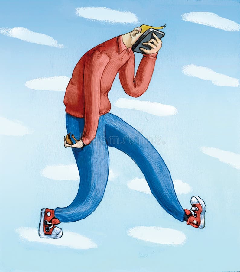 Perdu illustration stock. Illustration du rêve, sensation - 44843862