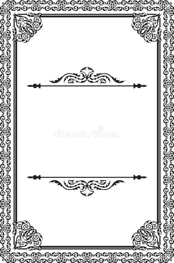 Perfect ancient page stock illustration. Illustration of pattern - 40774757