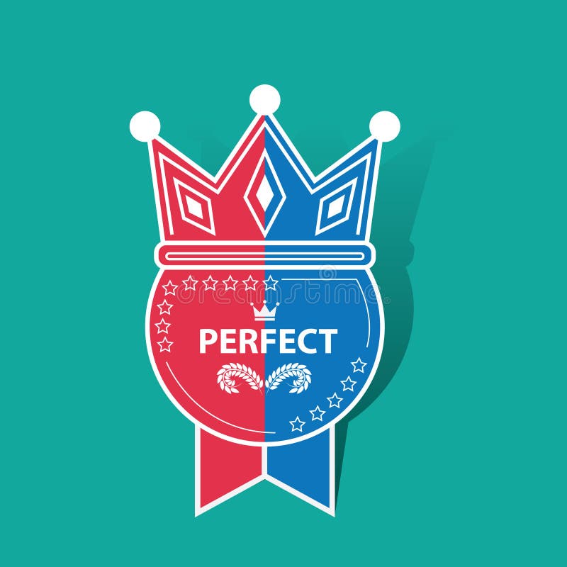 Perfect Award Ribbon. Vector Illustration Decorative Design Stock ...