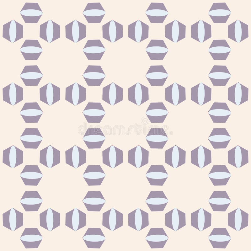 Lavender and Cream Cubical Mosaic Repeat Pattern Vector Print Stock ...