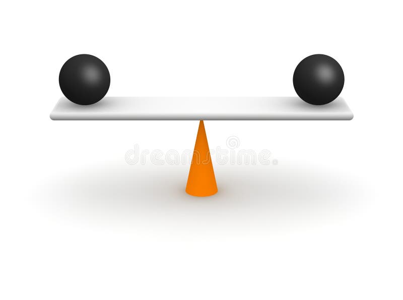 Gender equality stock illustration. Illustration of scale - 42202628