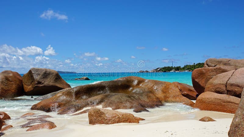 Perfect beach day stock image. Image of seychelles, idyllic - 53876193