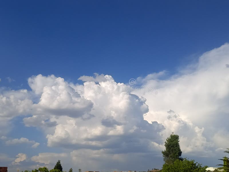 Perfect Beautiful Clouds, South African Clouds Stock Photo - Image of ...