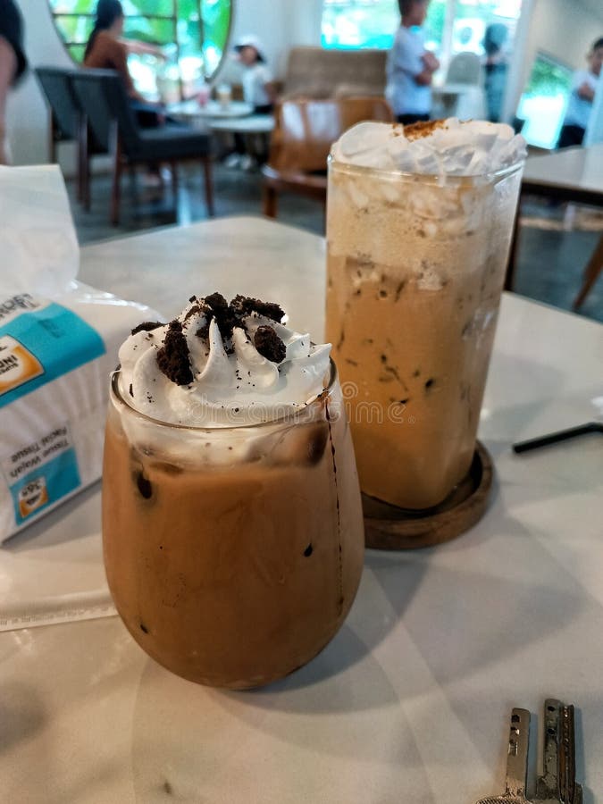 Perfect Blend Ice and Coffee Stock Photo - Image of perfect, sweet ...