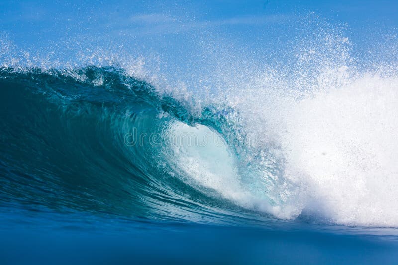 Perfect wave stock image. Image of crystalline, surf - 30181261
