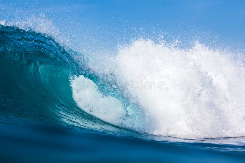 Perfect wave stock image. Image of holiday, extreme, powerful - 30181335