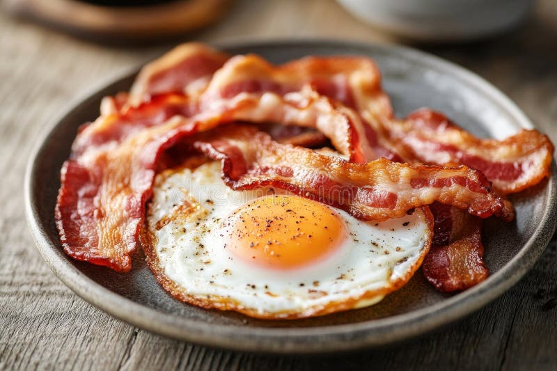 The Perfect Breakfast for the Early Riser: Sunny Side Up Eggs on a ...