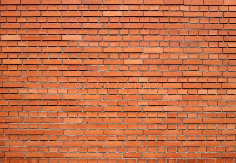 Perfect Brick Wall with Lights and Shadows of the Setting Sun. Stock ...