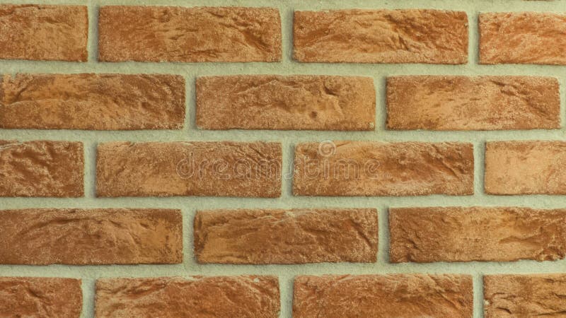 Perfect Brick Wall with Lights and Shadows of the Setting Sun. Stock ...