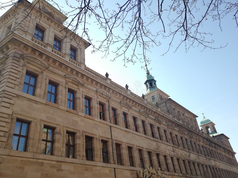 Perfect Building in Nurnberg. Stock Photo - Image of achitecture ...