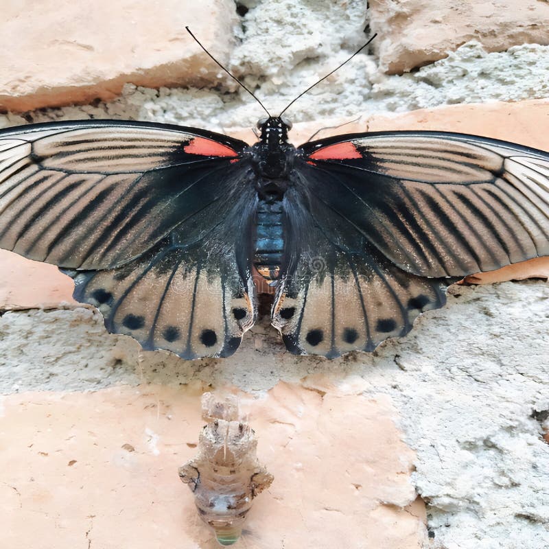 Perfect Butterfly Metamorphosis Photo Stock Photo - Image of perfect ...