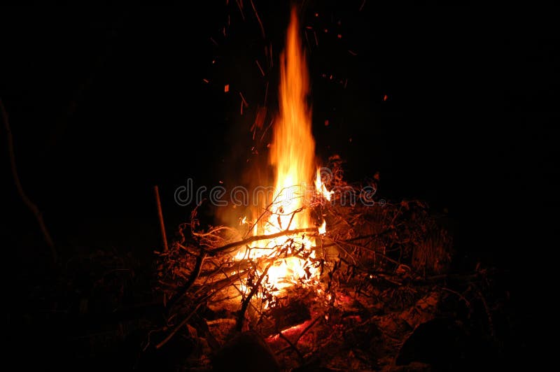 Perfect Campfire stock photo. Image of summertime, unique - 44814