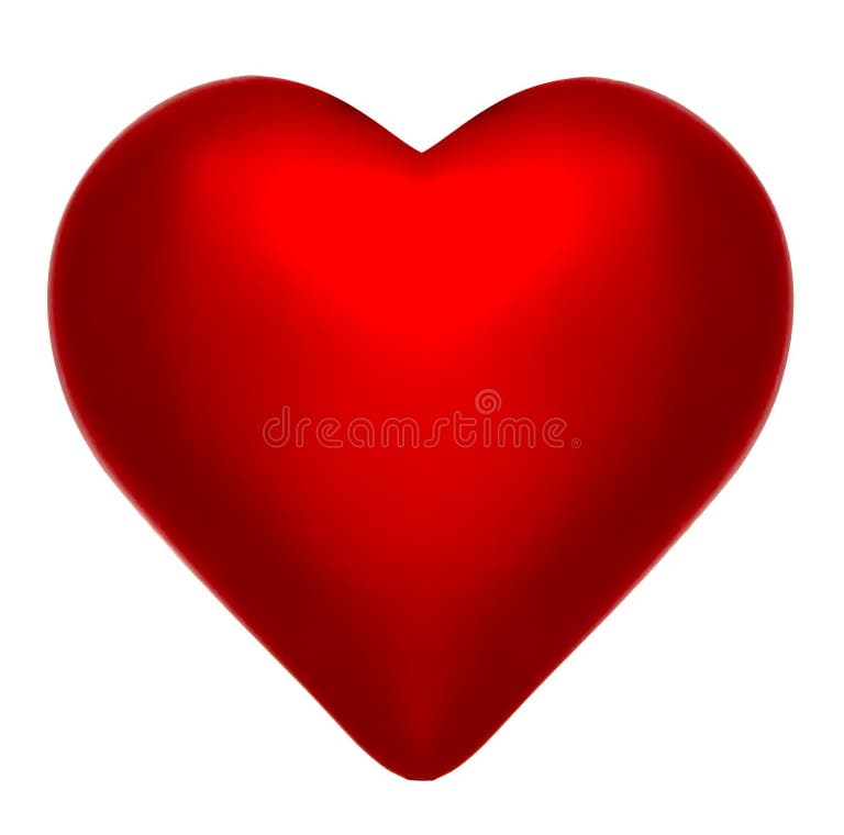 Perfect Crimson Red Heart stock photo. Image of symbolic - 12823714