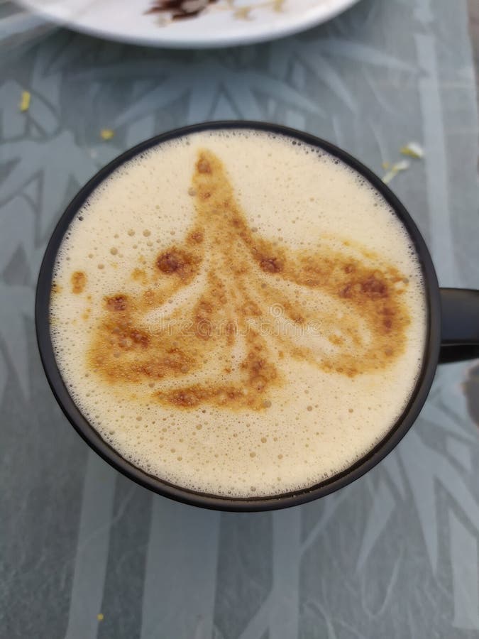 Perfect Cup of Tea. Heart Shape Design Stock Image - Image of latte ...