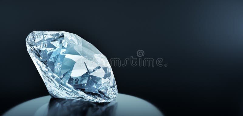 Perfect Diamond Precious Gem Jewelry Stock Illustration - Illustration ...