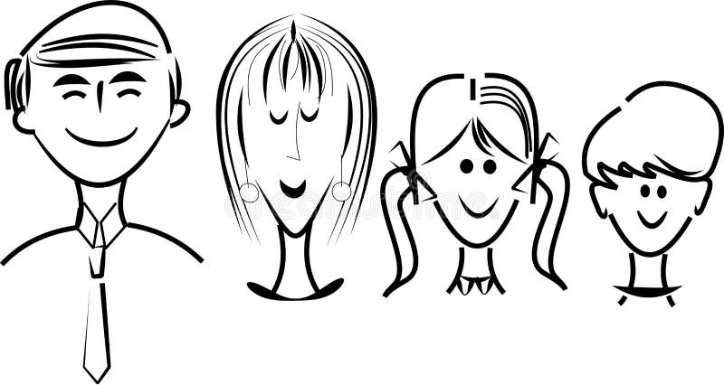 Perfect family stock vector. Illustration of together - 22152983