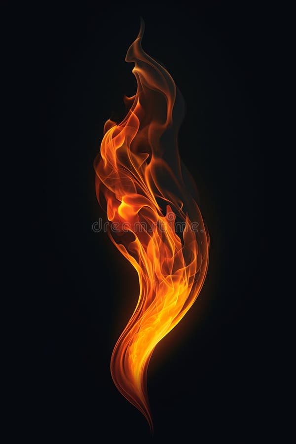 The Perfect Fire: a Digital High Quality Fire that Blows Smoke a Stock ...