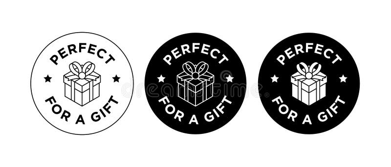 Perfect Gift Isolated Vector Badge Stamp Icon Banner Stock Vector ...