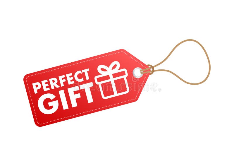 The Perfect Gift Label. Price Tag. Vector Stock Illustration. Stock ...