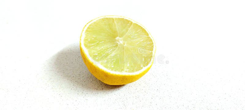 Perfect Half Yellow Fresh Lemon Stock Image - Image of yellow, perfect ...