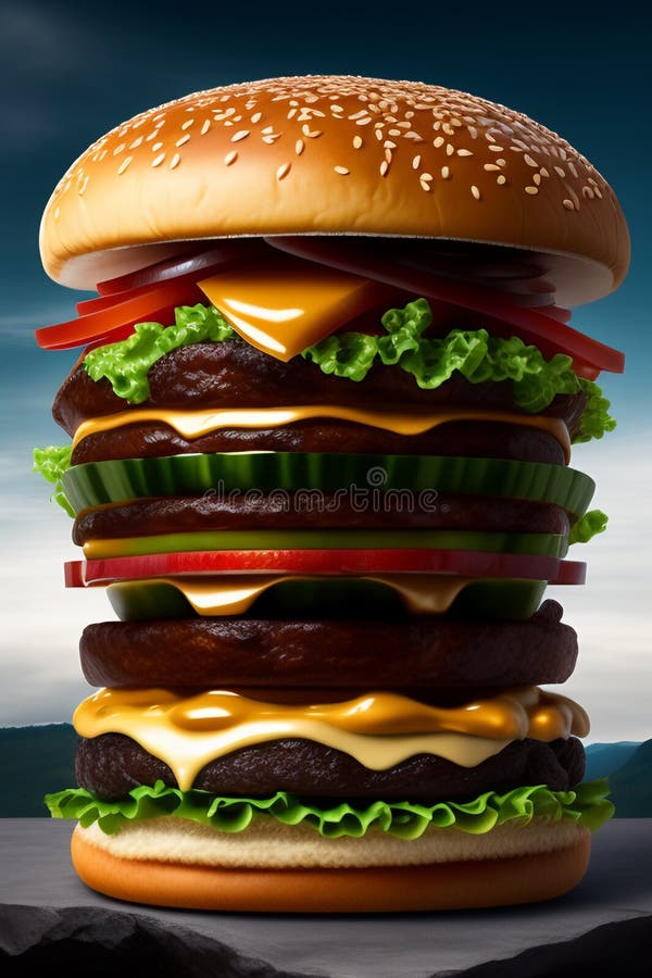Perfect Hamburger Classic Burger American Cheeseburger Isolated on ... Perfect Hamburger Classic Burger American Cheeseburger Isolated on ...