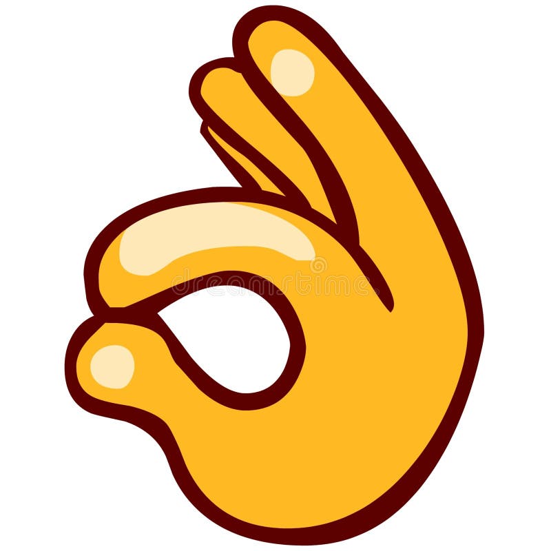 Perfect hand gesture stock illustration. Illustration of gesture ...