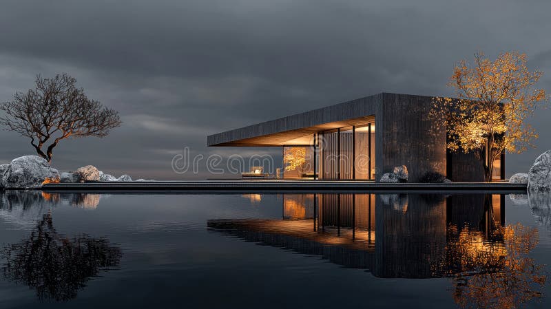 The Perfect Harmony of Architectural Simplicity: a House and a Tree ...