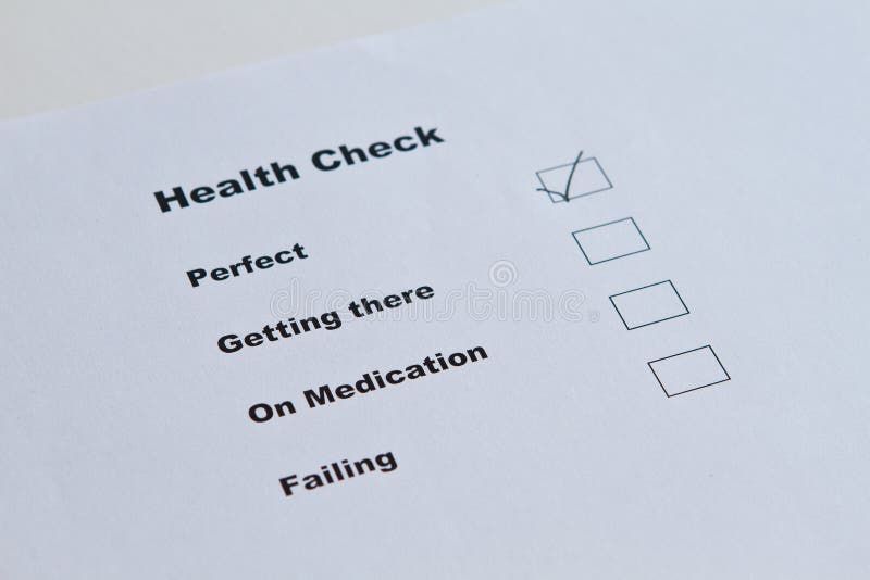 Perfect Health stock photo. Image of test, check, evaluation - 31146208