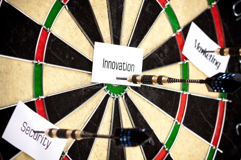 Perfect hit innovation stock photo. Image of miss, dart - 13225970