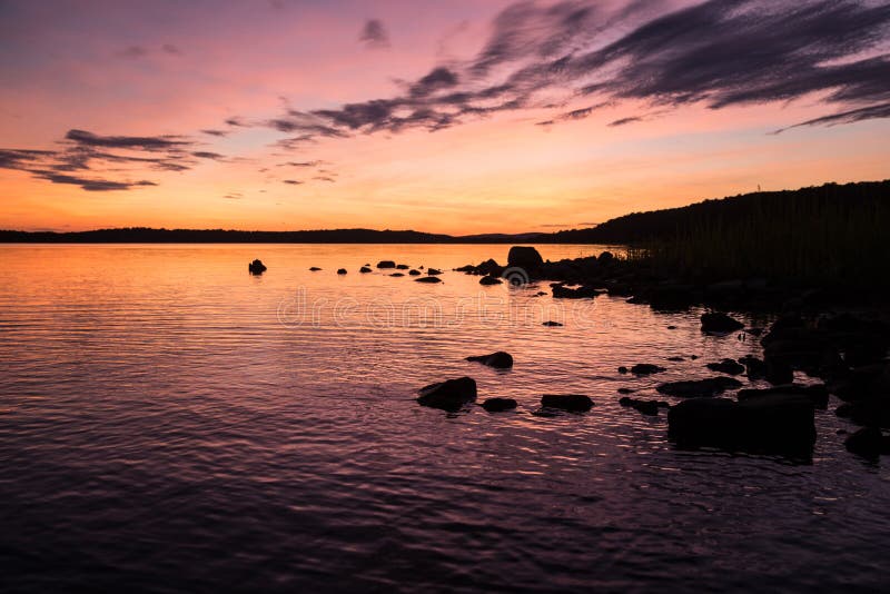 Perfect Lake stock photo. Image of landscape, round, outdoor - 84376520