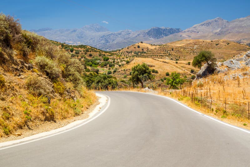 Perfect landscape road stock image. Image of corner, motorway - 57573993