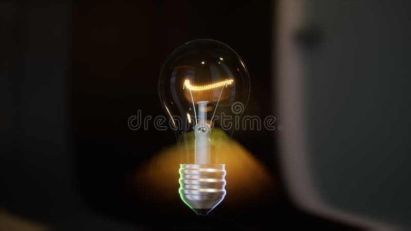 The Perfect Light Bulb Isolated on Stock Illustration - Illustration of ...