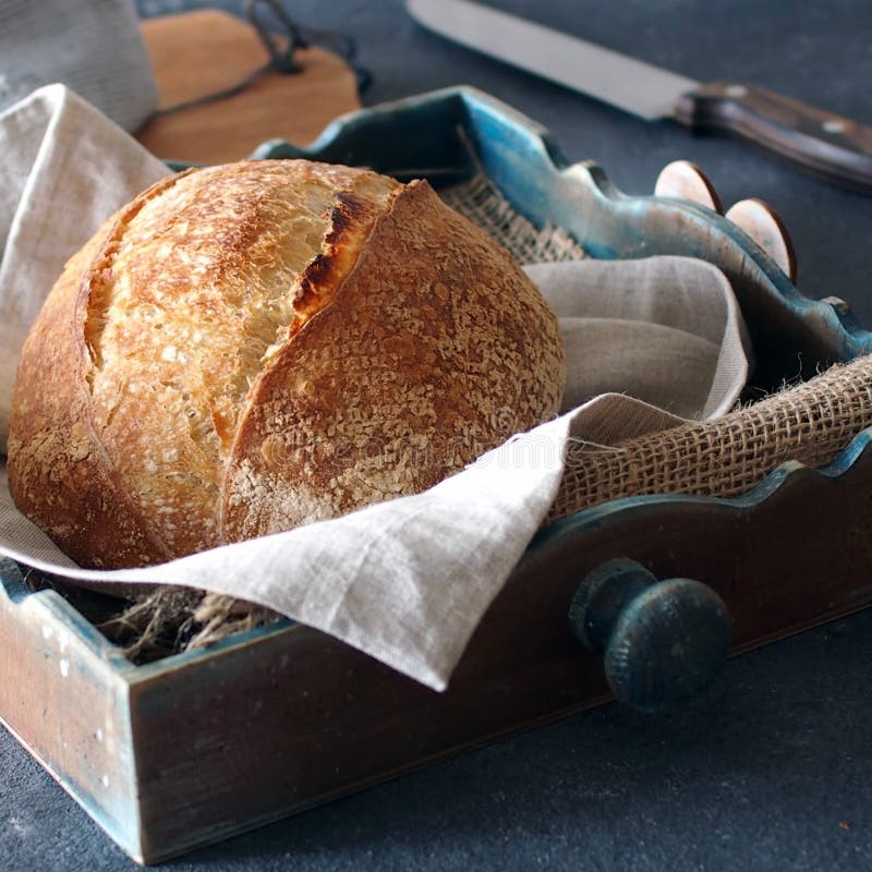 The perfect loaf of bread stock image. Image of dish - 350563167