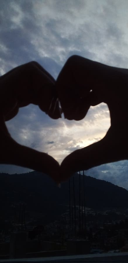 It is a Perfect Love . Sky Shadow Photo Stock Image - Image of shadow ...