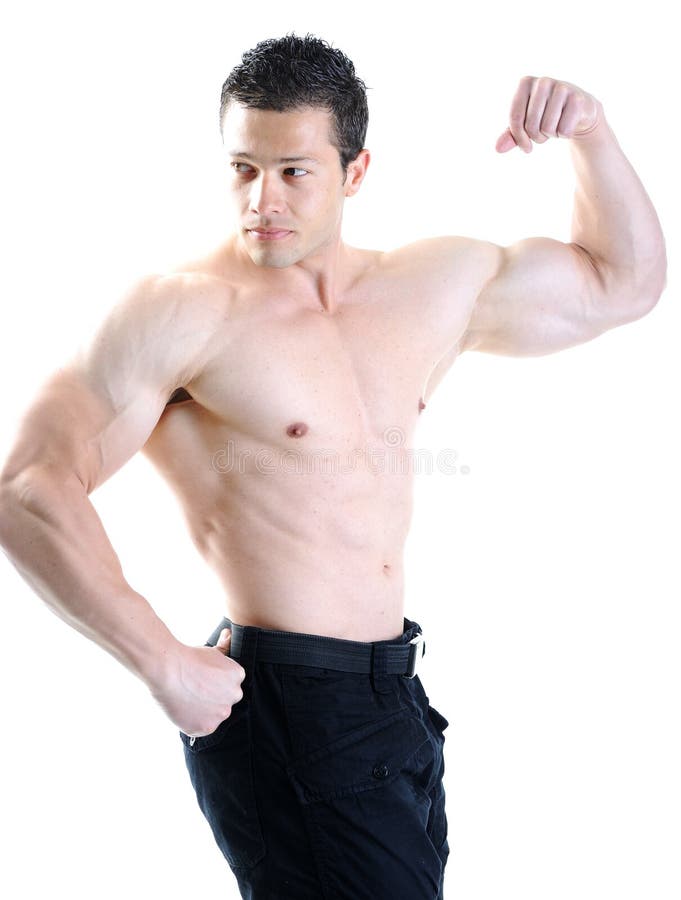 The Perfect male body stock image. Image of pants, caucasian - 23014665