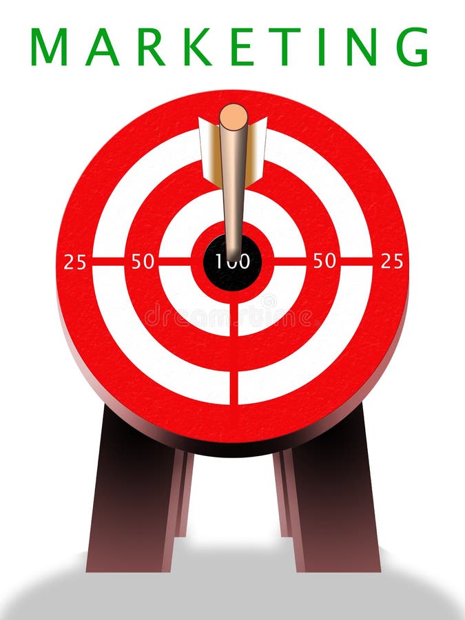 Perfect marketing action stock illustration. Illustration of clip - 9970194