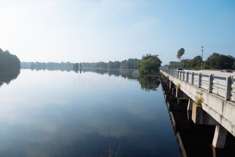 Perfect Mirror Reflection Formed by a River Stock Image - Image of ...