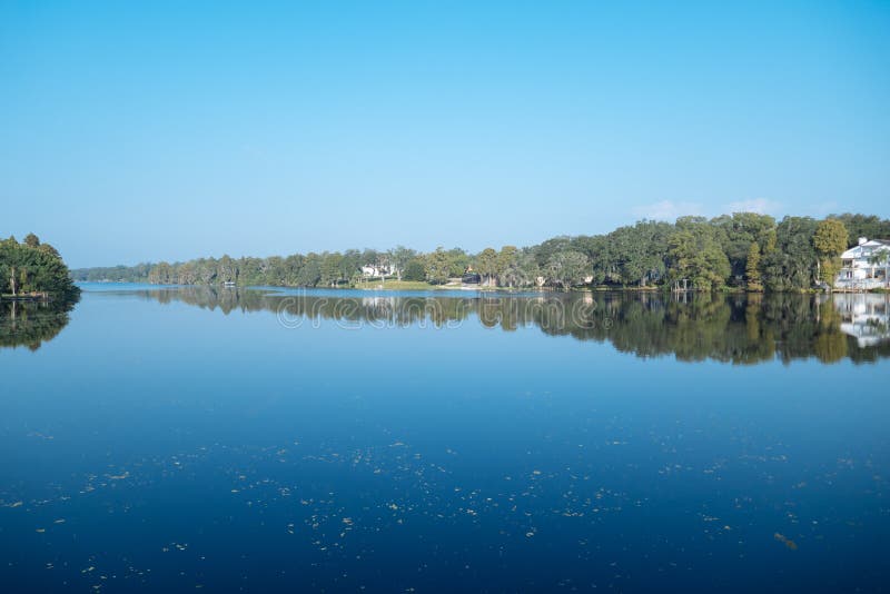 Perfect Mirror Reflection Formed by a River Stock Photo - Image of ...